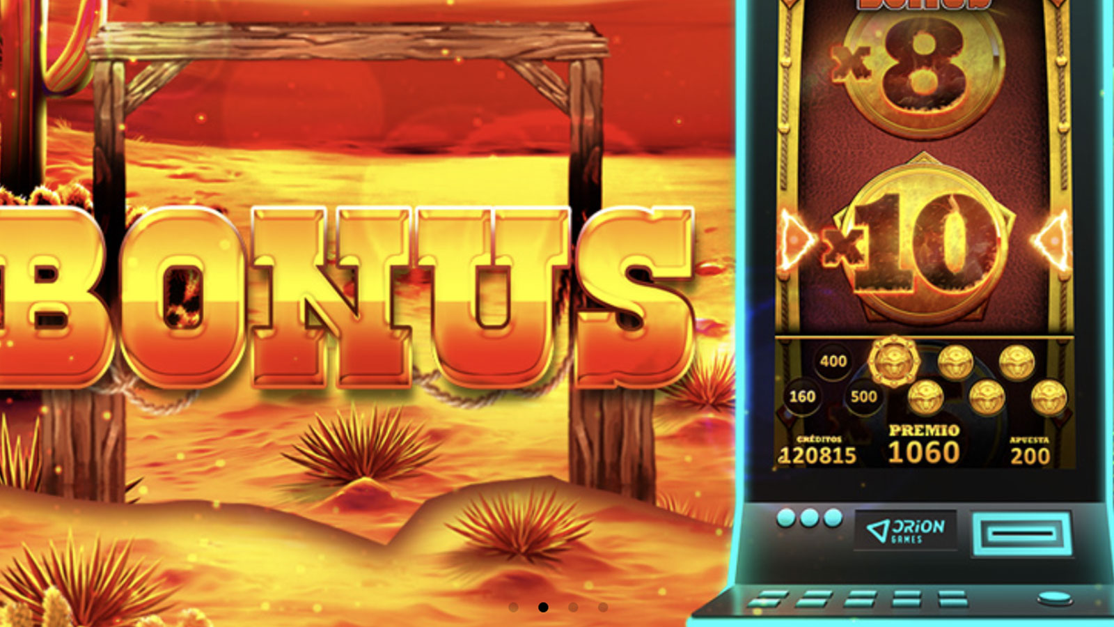 Juegos Orion Zoe | Máquinas Tragamonedas